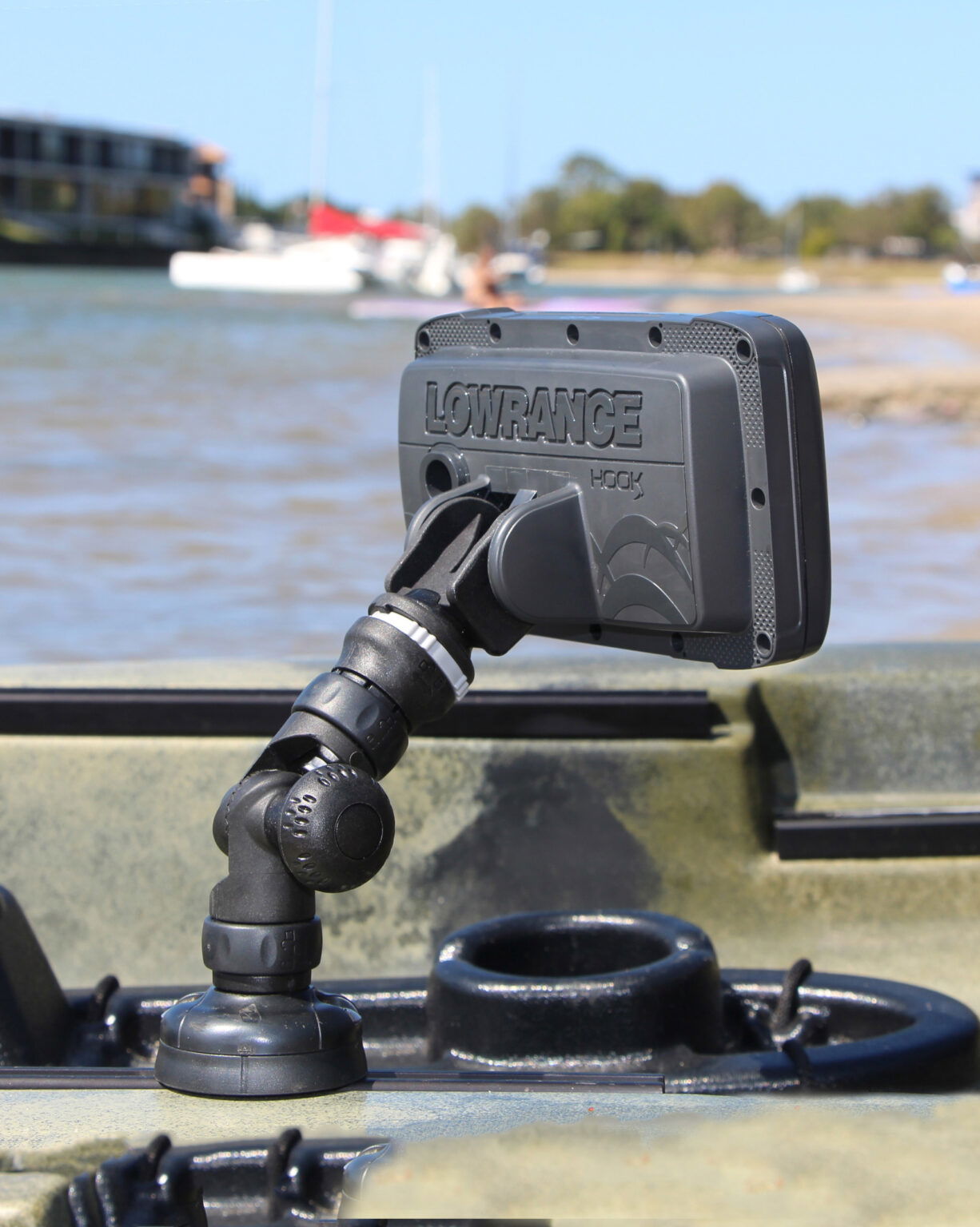 Kayak and Canoe Fishfinder And Transducer Mounts | RAILBLAZA